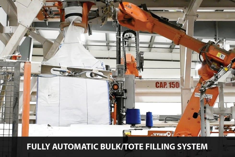 Bulk/Tote Filling System | High Performance Solution | ROBOVIC Inc.