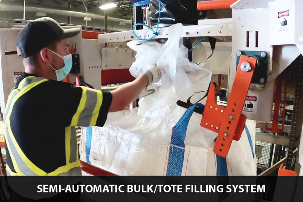 Bulk/Tote Filling System | High Performance Solution | ROBOVIC Inc.